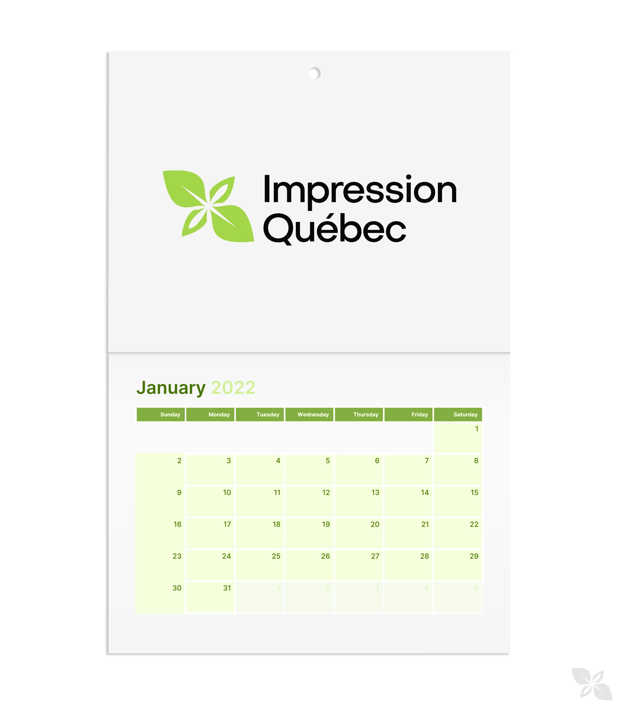Calendriers – Impression Québec
